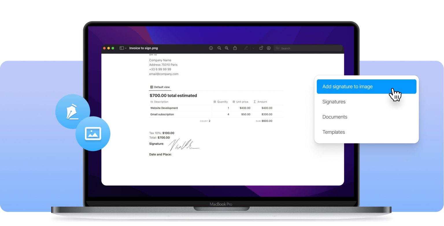 Add Signature To Images (Free) - SignHouse