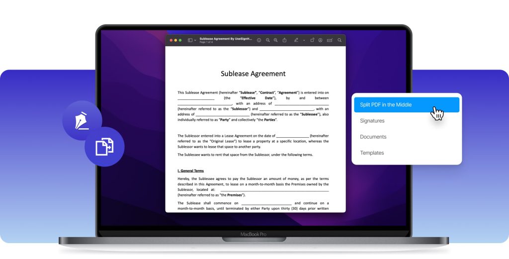 Split PDF In the Middle (In Half) - SignHouse