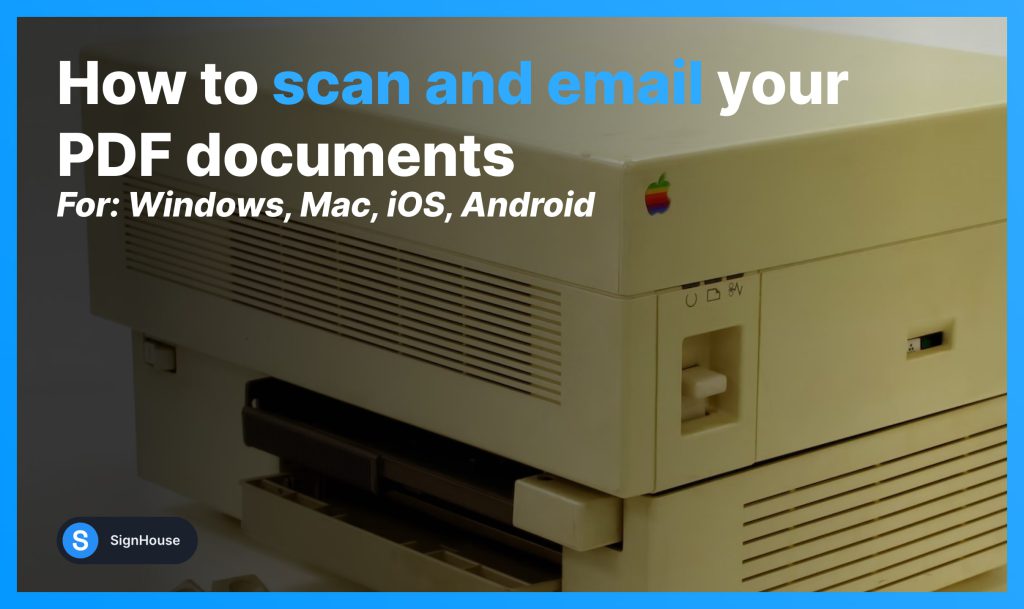 How To Scan Document To Email (2024) - SignHouse