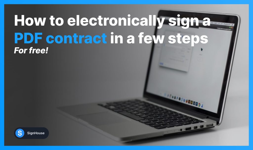 How To Sign A PDF Contract For Free (2024) - SignHouse